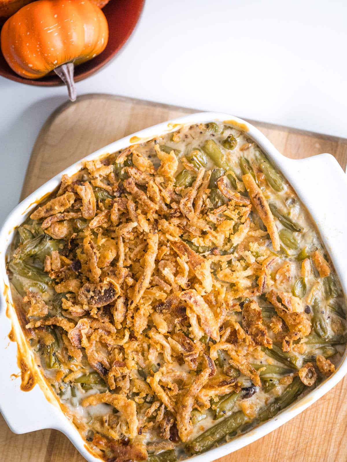 Campbells Green Bean Casserole (Thanksgiving Classic) - Upstate Ramblings