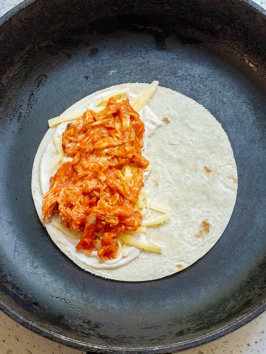 Buffalo Chicken Tacos - Upstate Ramblings