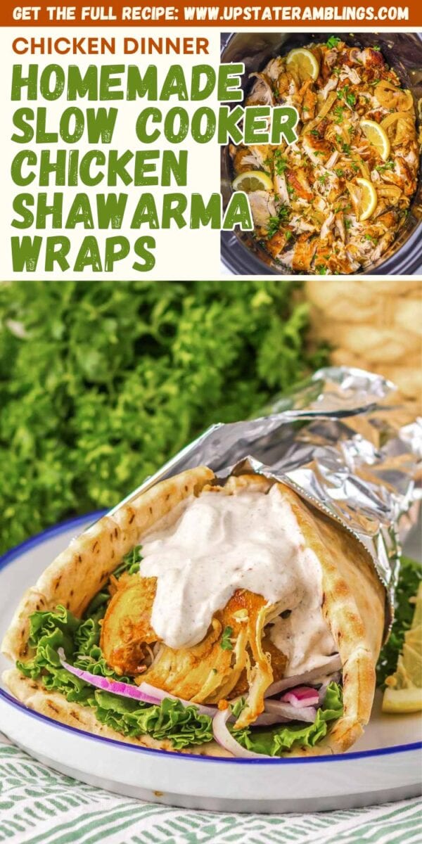 Slow Cooker Chicken Shawarma - Upstate Ramblings
