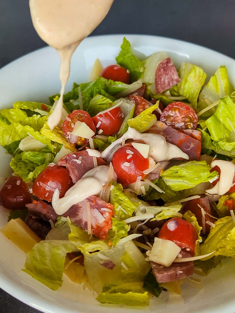 Italian Grinder Salad - Upstate Ramblings