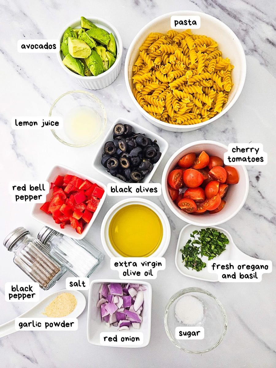 Avocado Pasta Salad - Upstate Ramblings